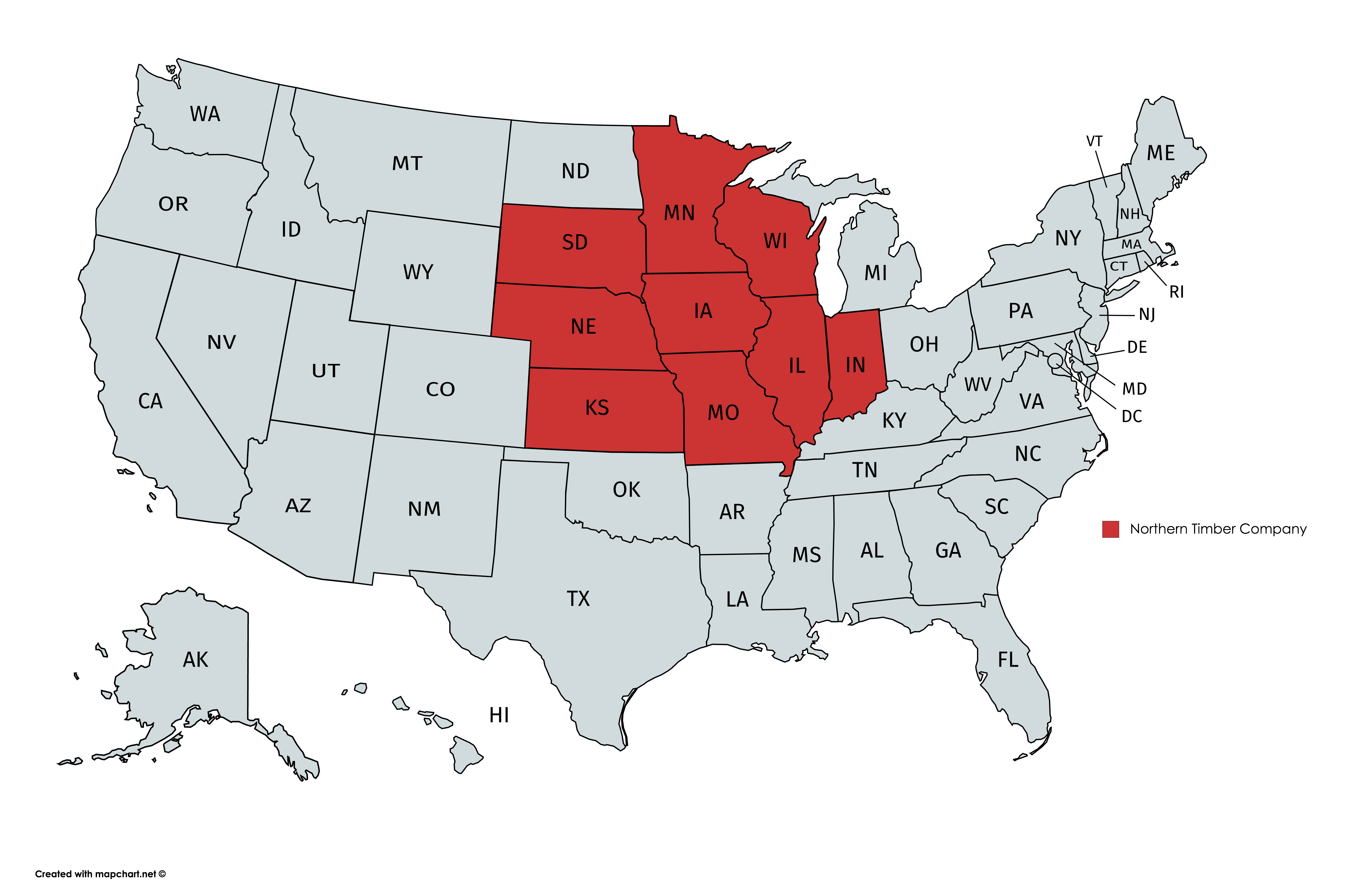 Maps – Northern Timber Company